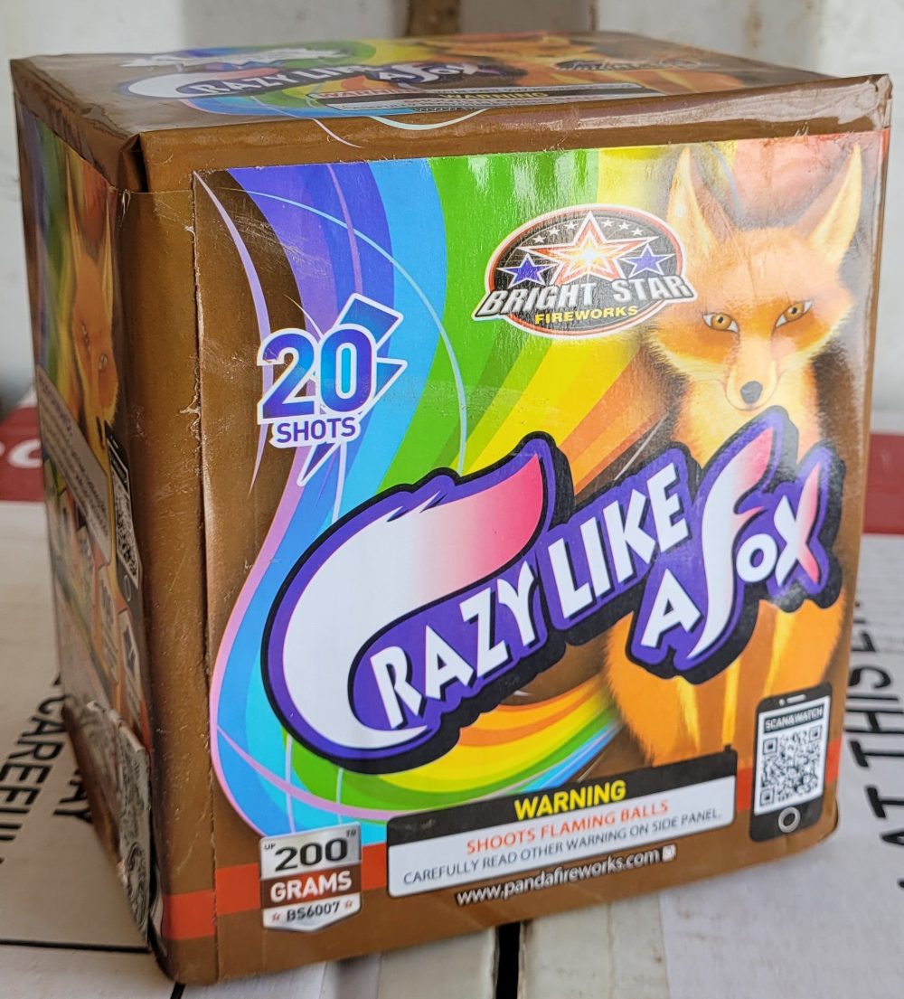 Crazy Like a Fox - Blue Fuse Fireworks – BlueFuse Fireworks